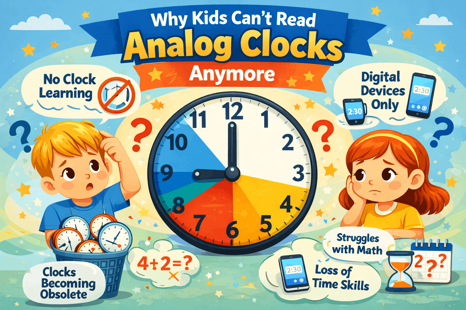 Why Kids Can’t Read Analog Clocks Anymore – Impact of Smartwatches & D ...