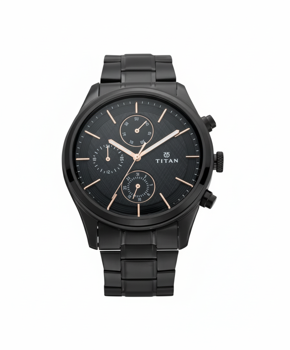 Titan NS1805NM01 Men's Metropolitan Charm Watch – Universal Watch Company